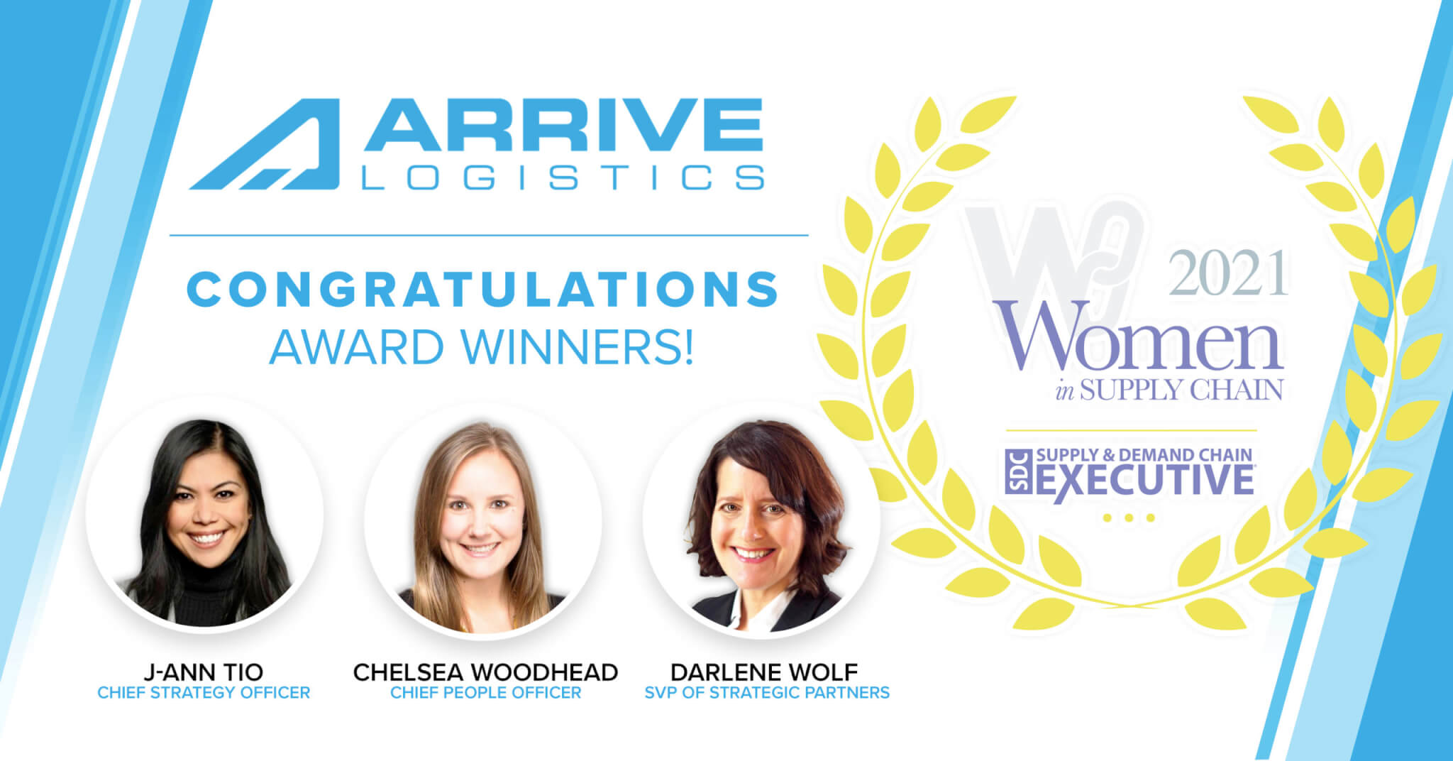 Chelsea Woodhead, J-Ann Tio and Darlene Wolf All Named Winners of ...