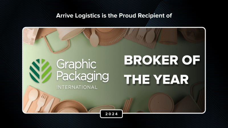Service Awards Received in 2023 & 2024 - Arrive Logistics
